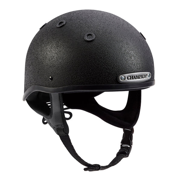 Champion Pro Lite 2 Oval Jockey Helmet - Black — Sportsden.ie