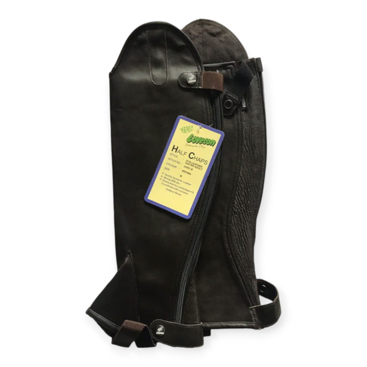 Loveson Syn Black Leather Chaps - Kids — Sportsden.ie